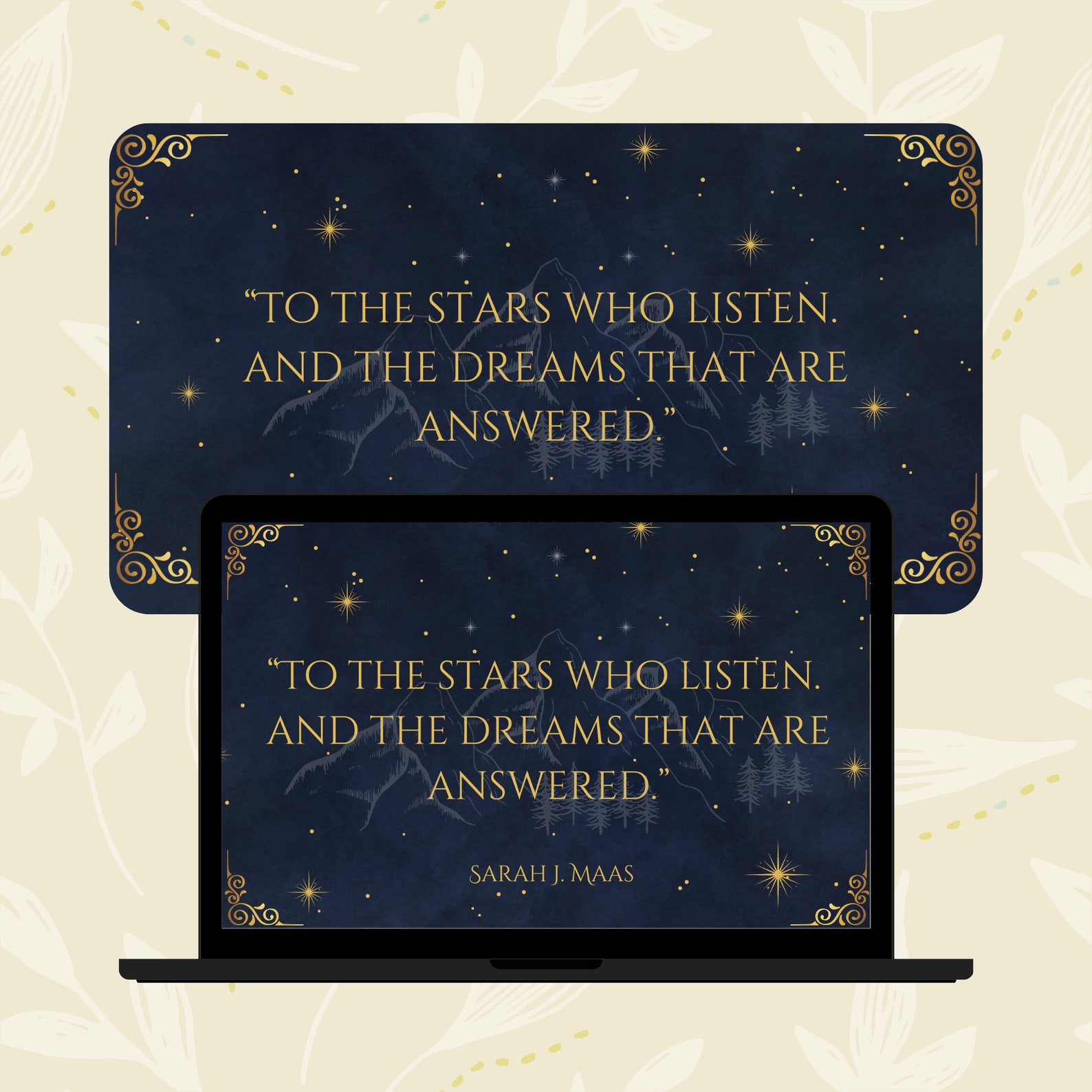 ACOTAR Desktop Wallpaper - ACOTAR Set Wallpaper - A Court of Thorns and ...