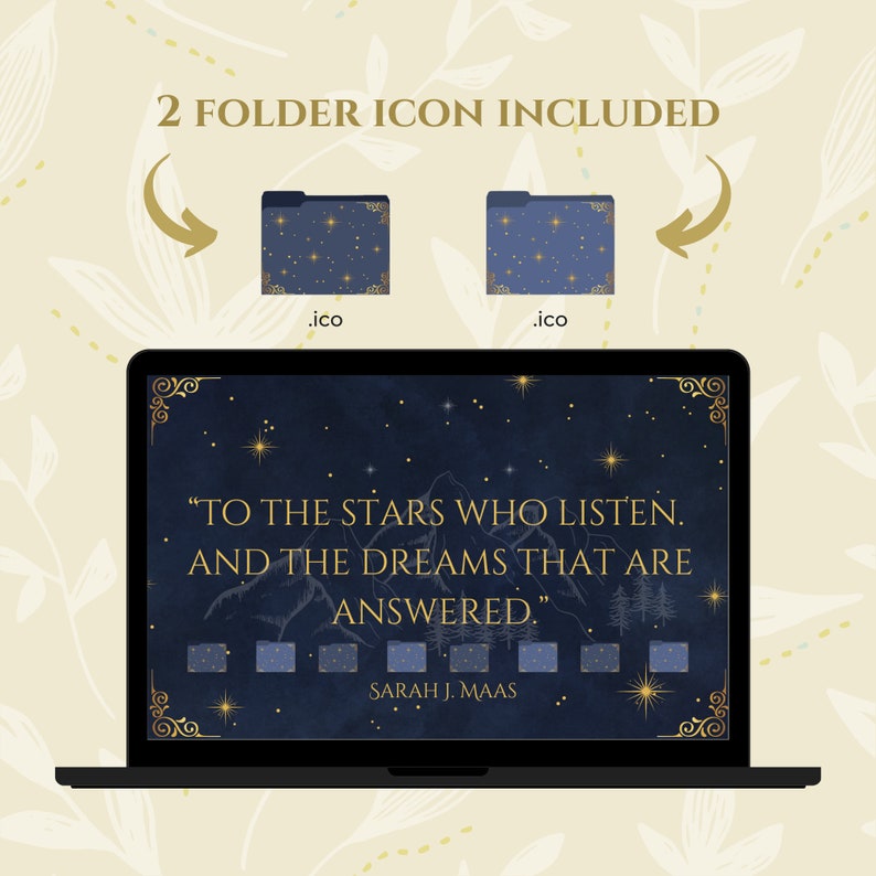 ACOTAR Desktop Wallpaper - ACOTAR Set Wallpaper - A Court of Thorns and ...