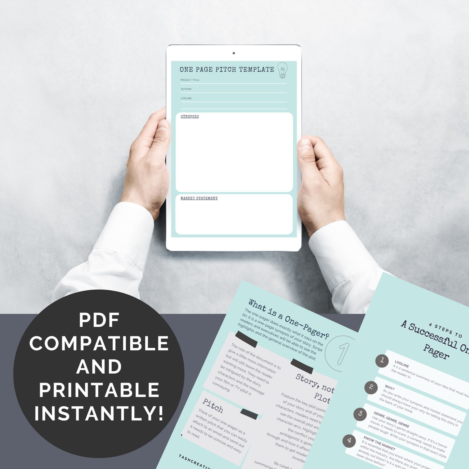 Screenplay One-page Outline | Script Synopsis Template | Market ...