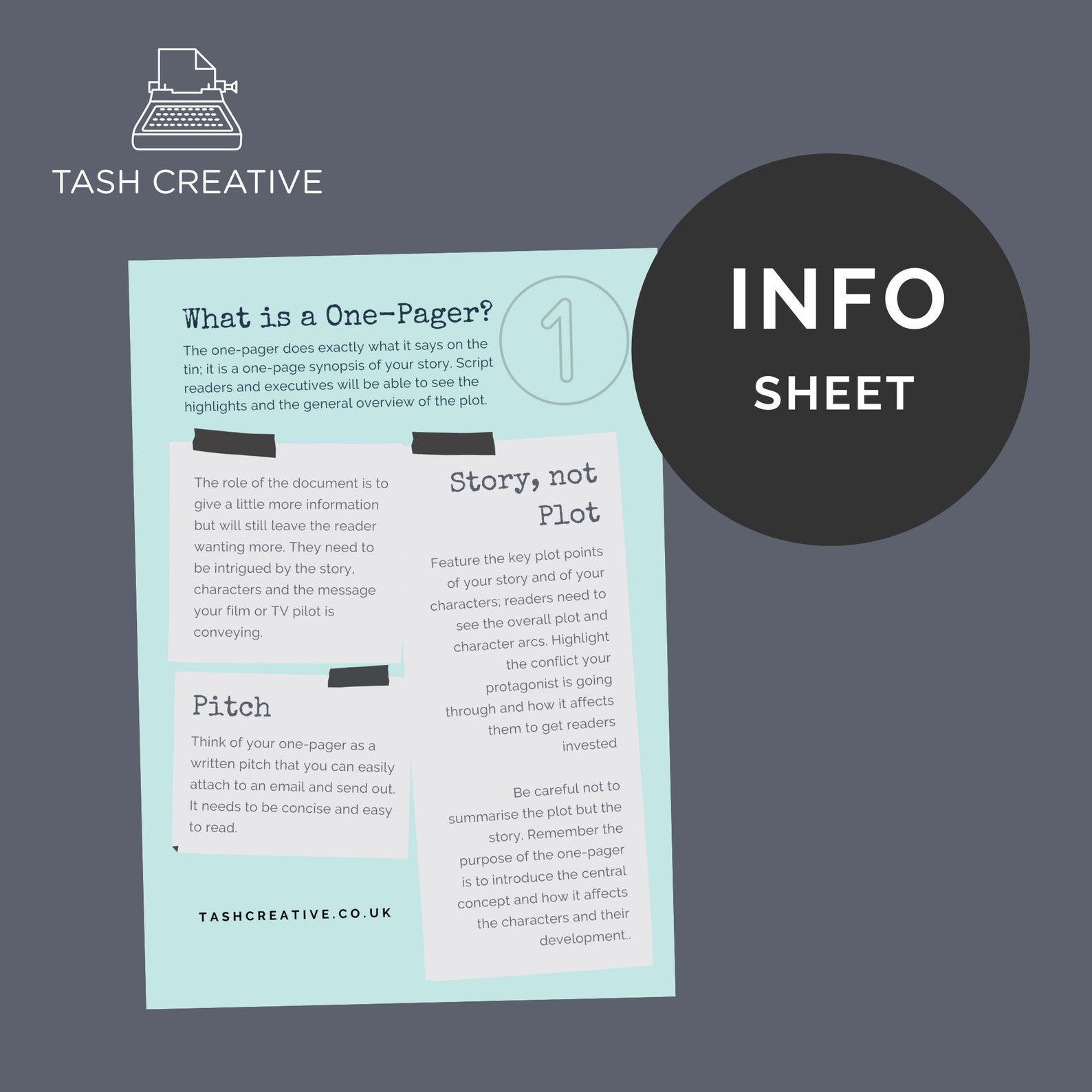 Screenplay One-page Outline | Script Synopsis Template | Market ...