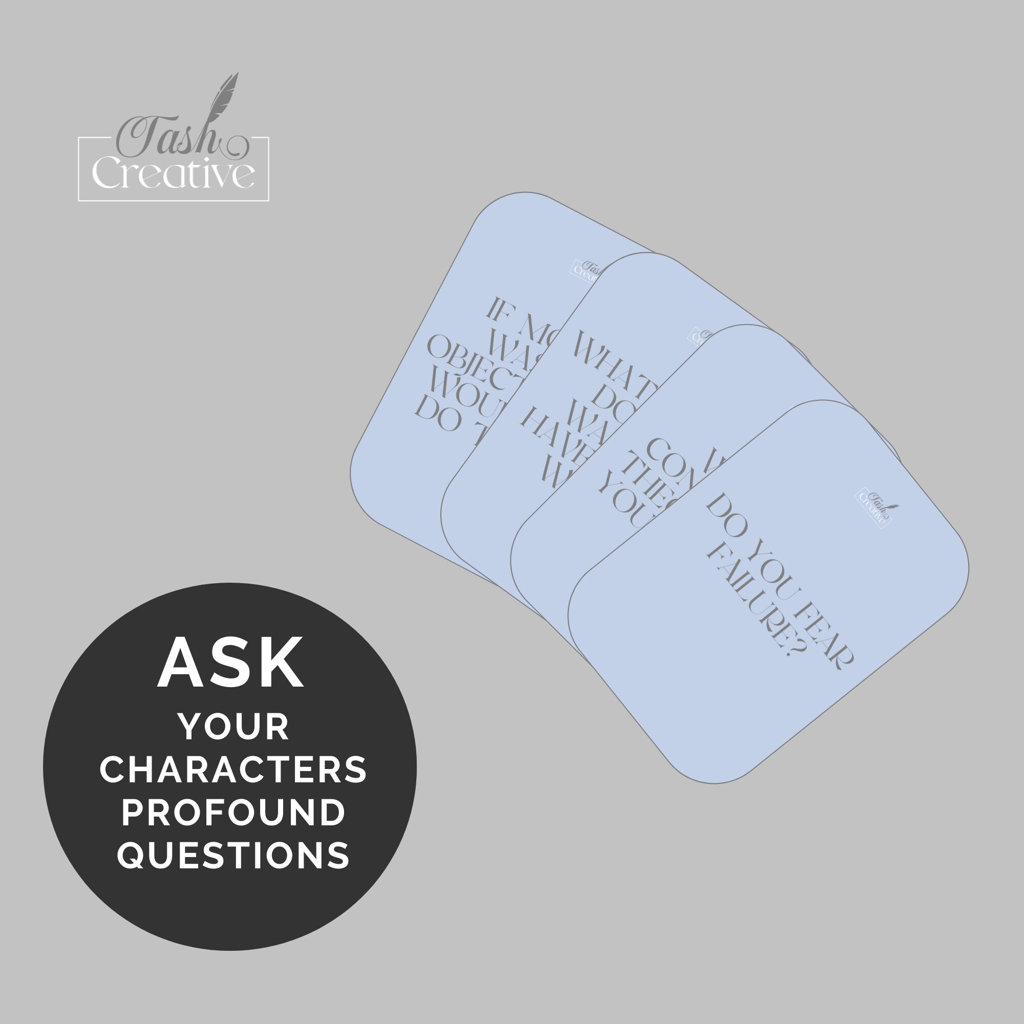 Digital Character Conversation Cards for Writers | Screenwriters ...