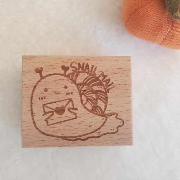 Snail Mail Stamp - Etsy