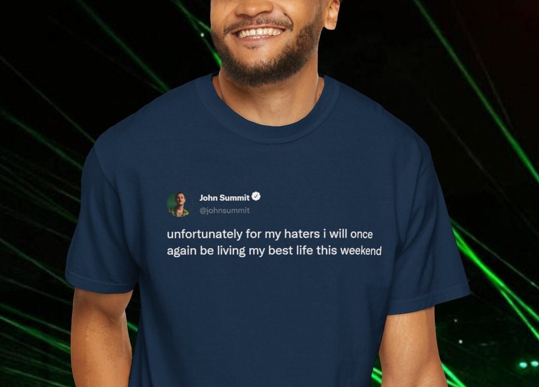 John Summit Shirt Twitter Tee John Summit Twitter Top - Etsy