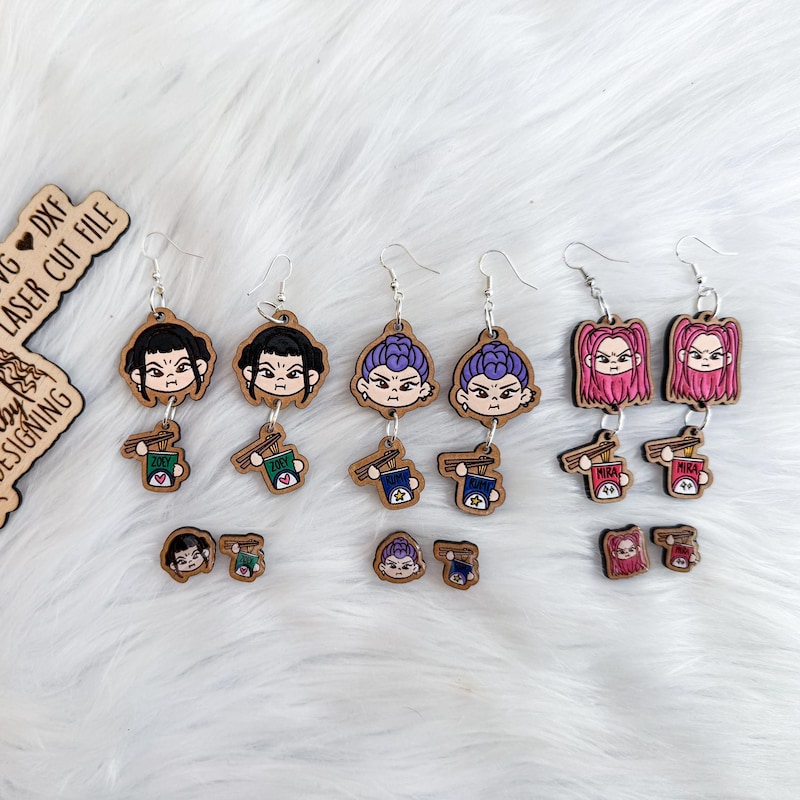 Kpop Demon Hunters Trios Svg - Etsy