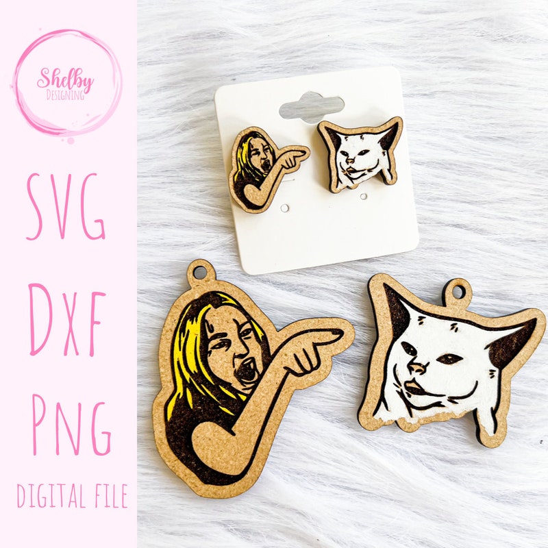 Meme Earrings - Etsy Norway