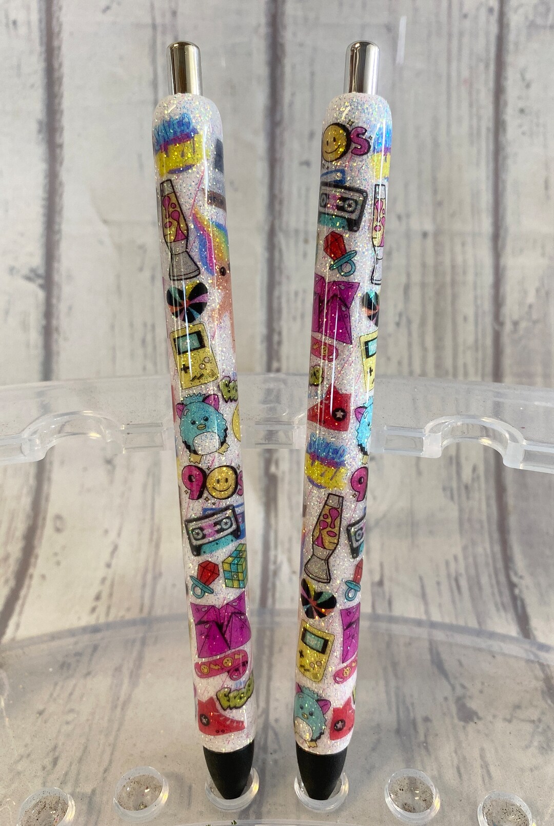 Glitter Pen, 90's Themed Glitter Pen, Inkjoy Gel Pen, Glitter Gel Pen ...