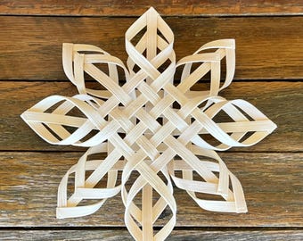 Reed Snowflake - Etsy