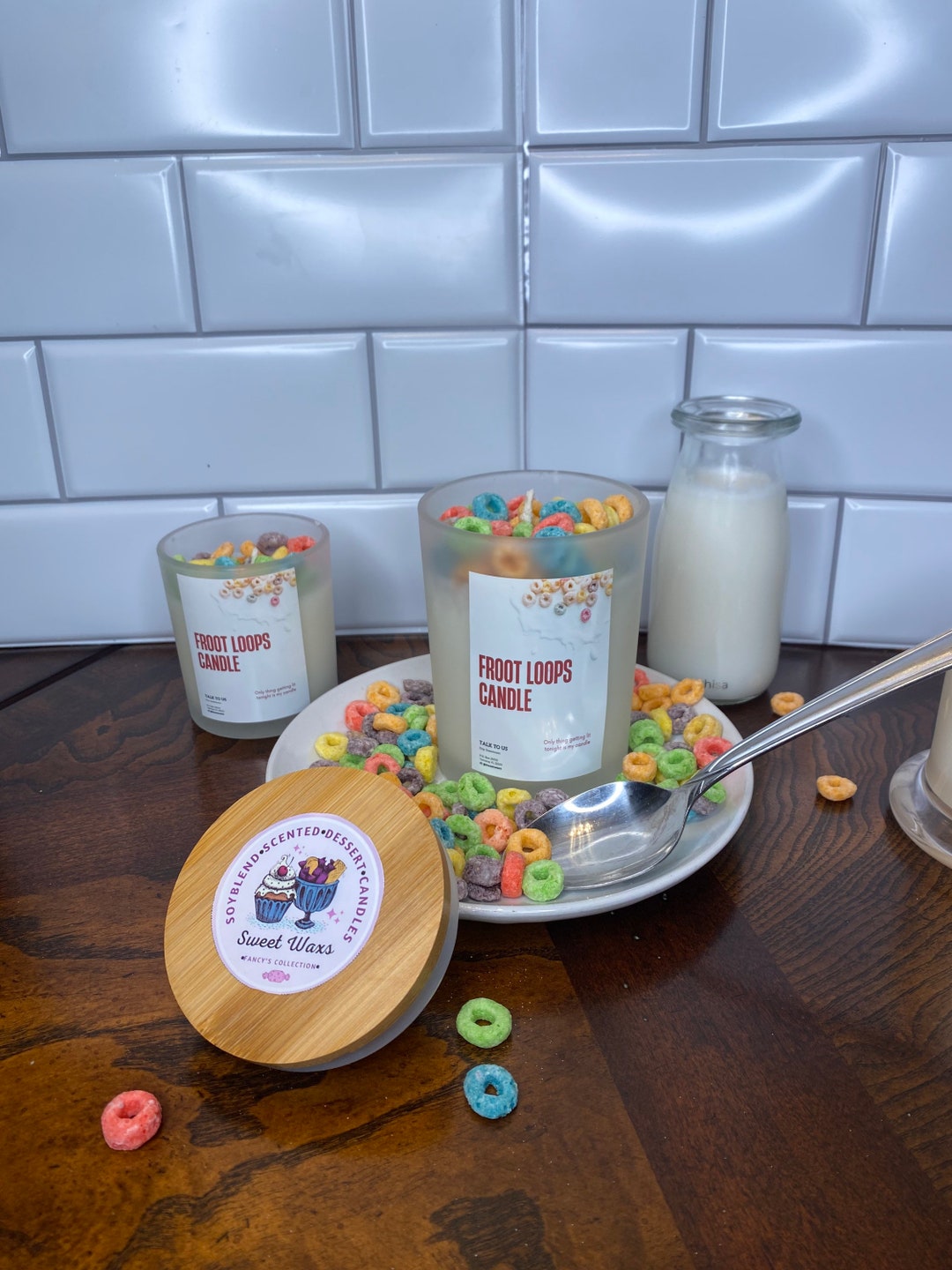 Froot Loop Candle - Etsy