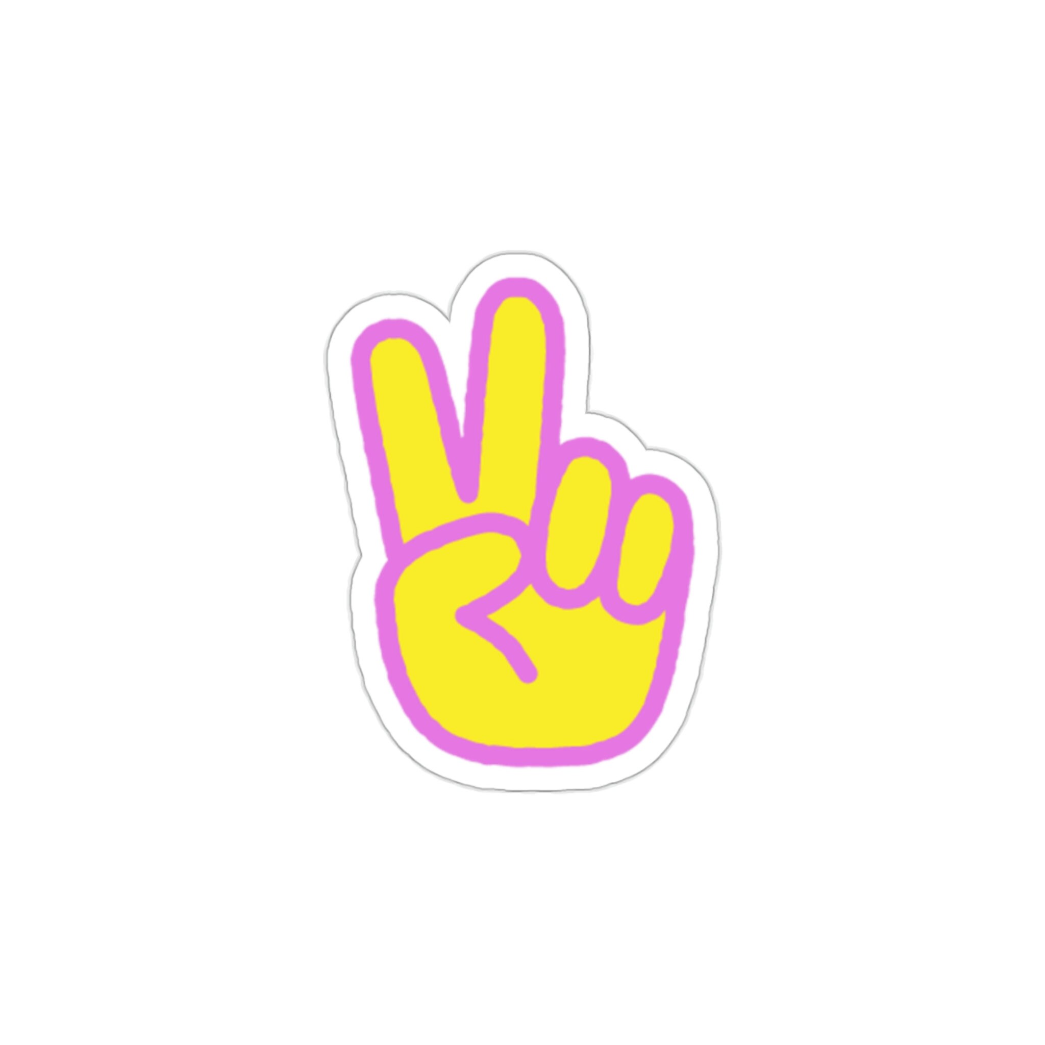 Die-cut Stickers | Peace Sign Sticker | Peace Sticker | Water Bottle ...