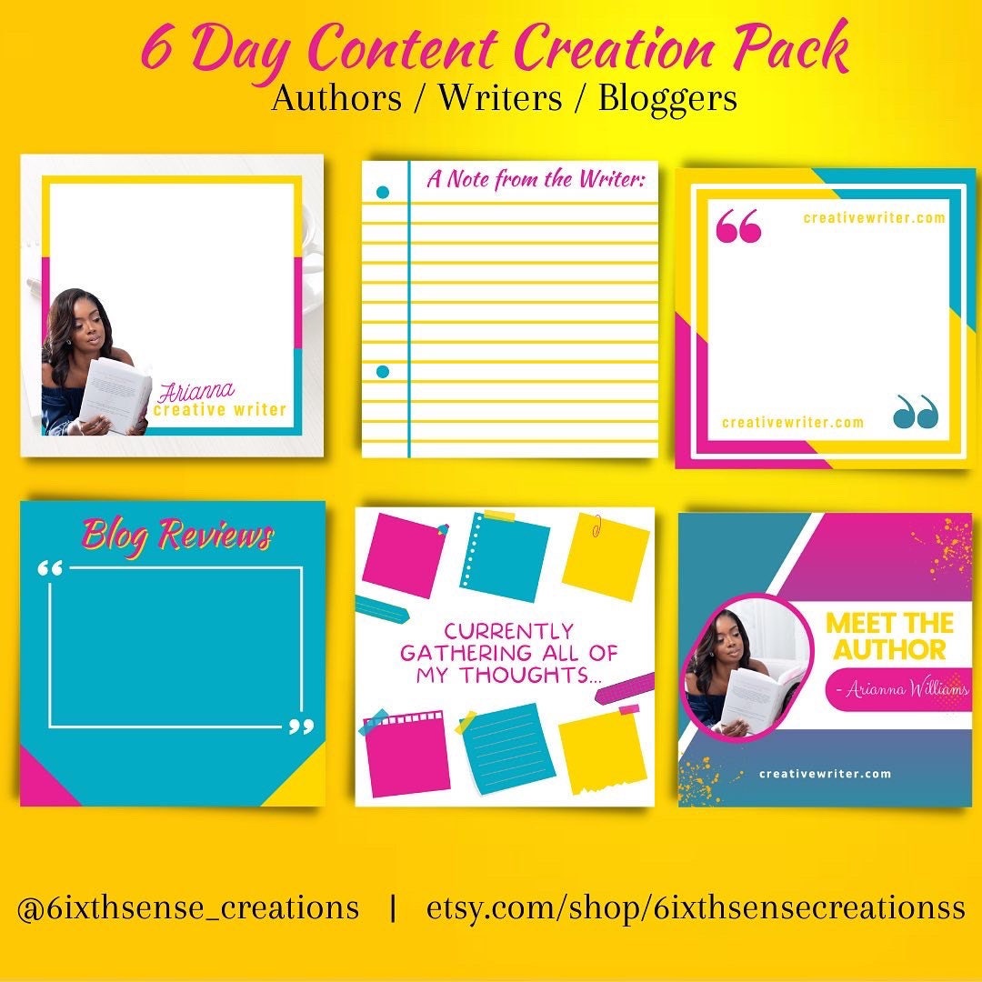 Custom Daily Social Media Content Business Social Media - Etsy