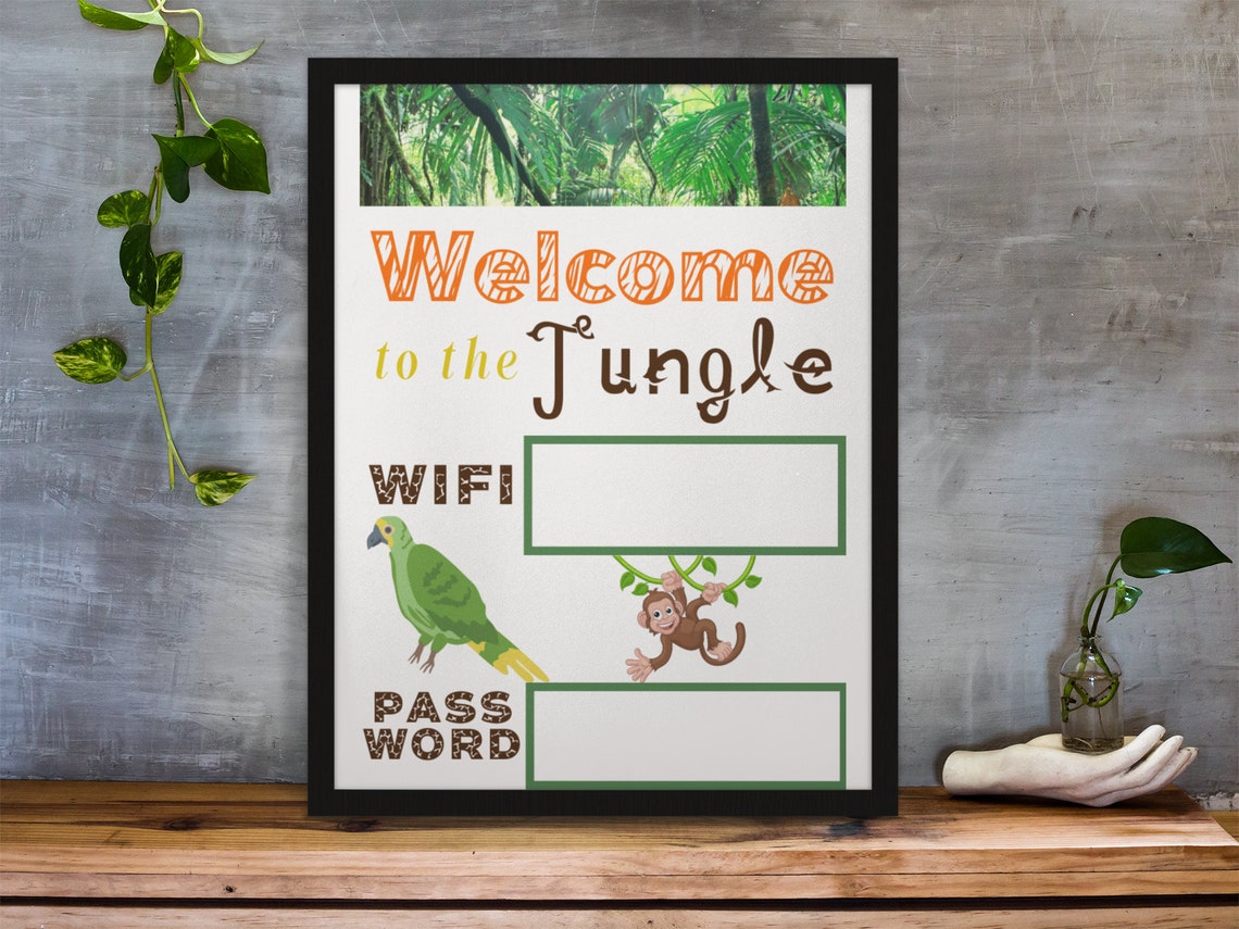 Wifi Password Sign PDF Wifi Sign Wifi Password Printable Wifi Printable ...