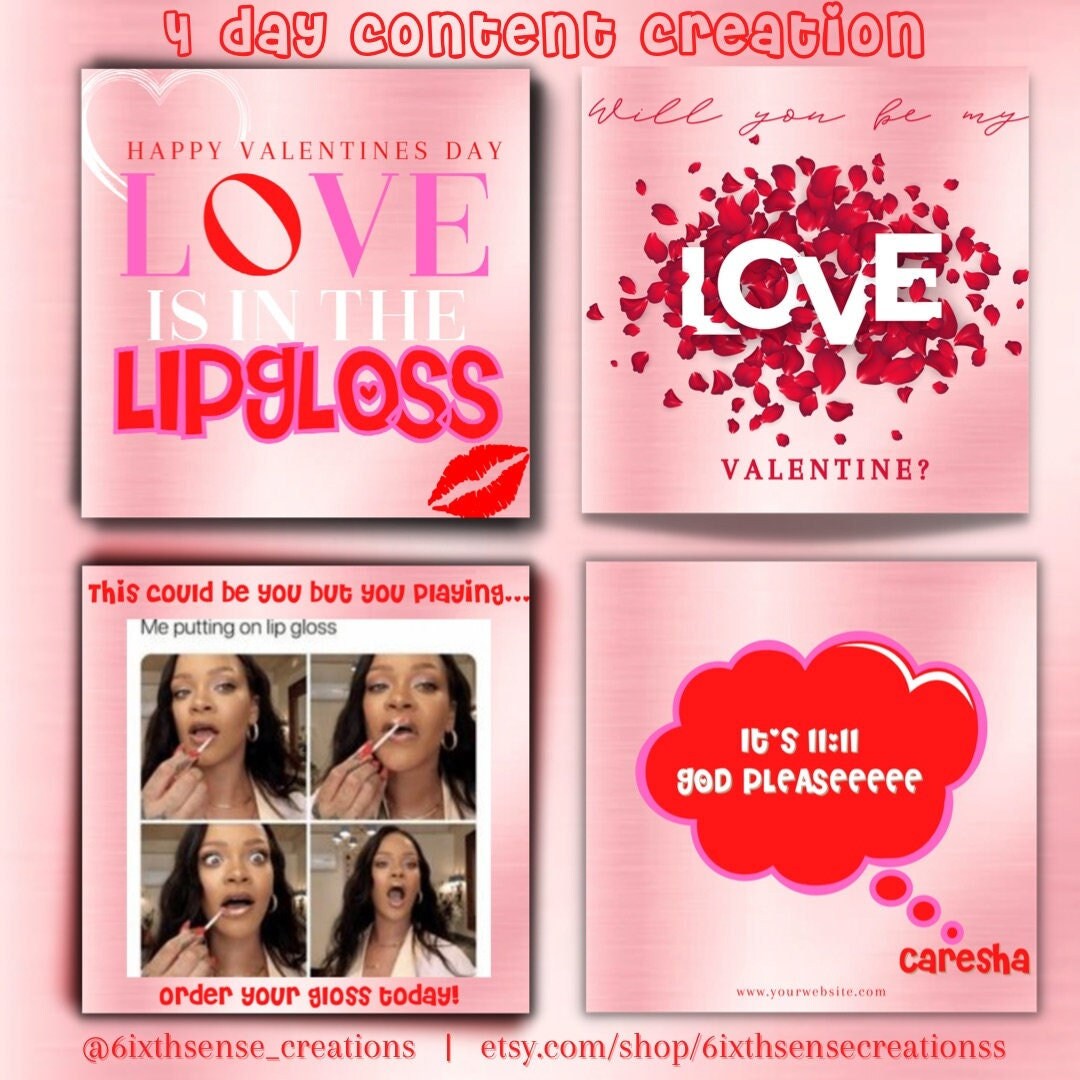 Custom Daily Social Media Content Business Social Media - Etsy