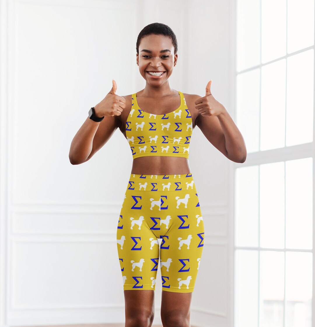 Sigma Gamma Rho Shorts | D9 Sorority Biker Shorts | HBCU Shorts | SGRHO ...