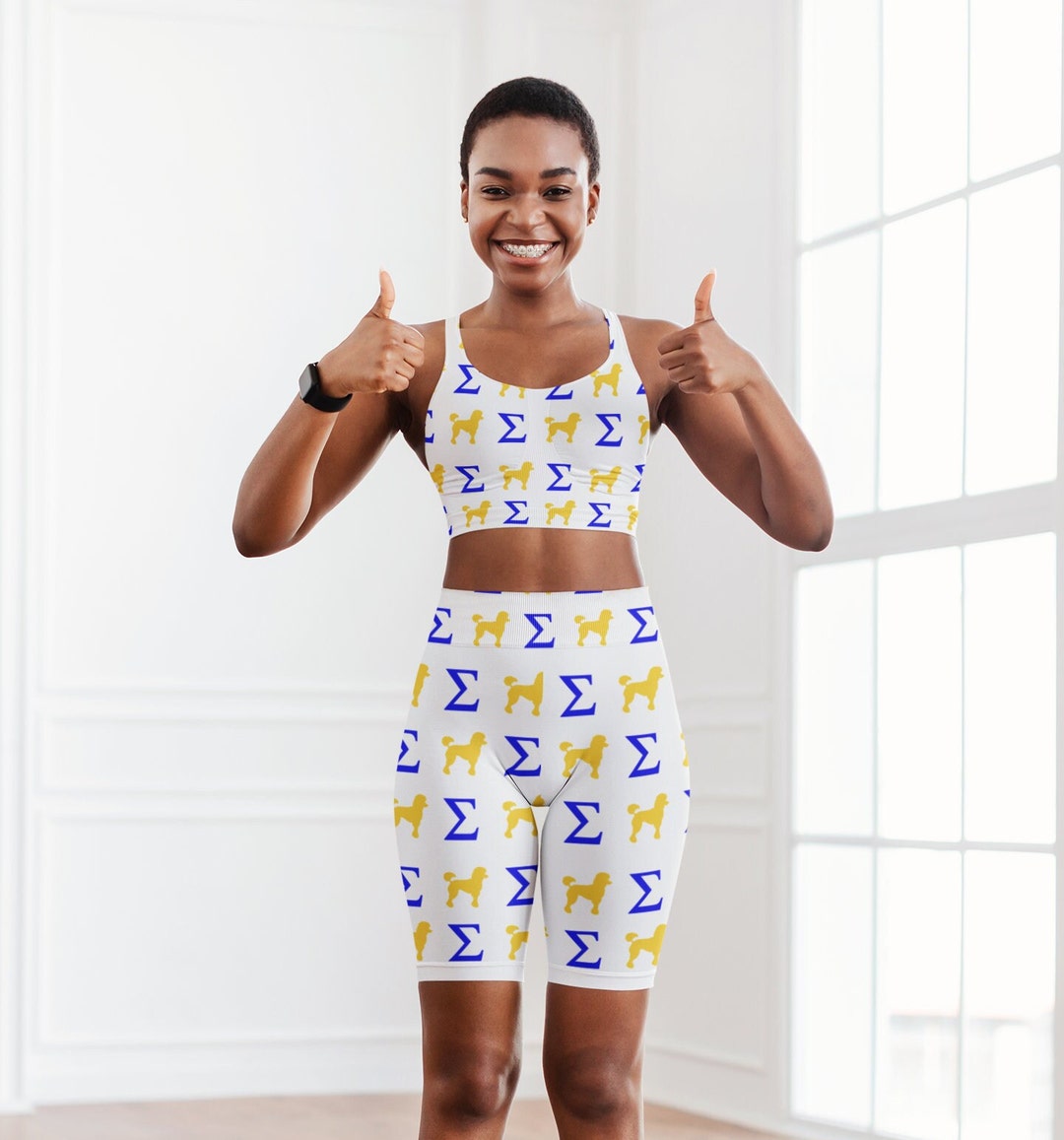 Sigma Gamma Rho Shorts | D9 Sorority Biker Shorts | HBCU Shorts | SGRHO ...