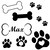 Hunde SVG Bundle, Hundeknochen Svg, Pfoten Für Digitalen Download ...
