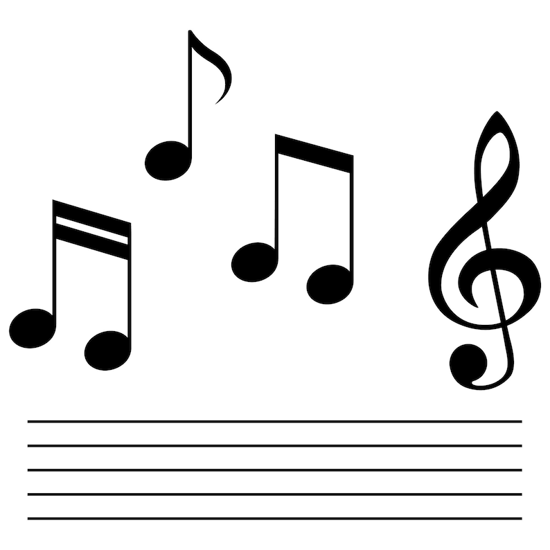 Music Notes SVG Bundle Music Notes for Digitial Download - Etsy