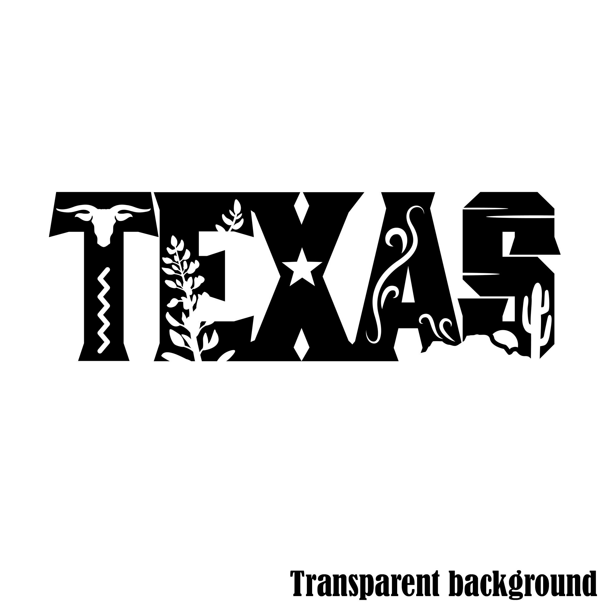 Texas SVG, Texas Letters Cutout, Digital Download, Cricut, Silhouette ...