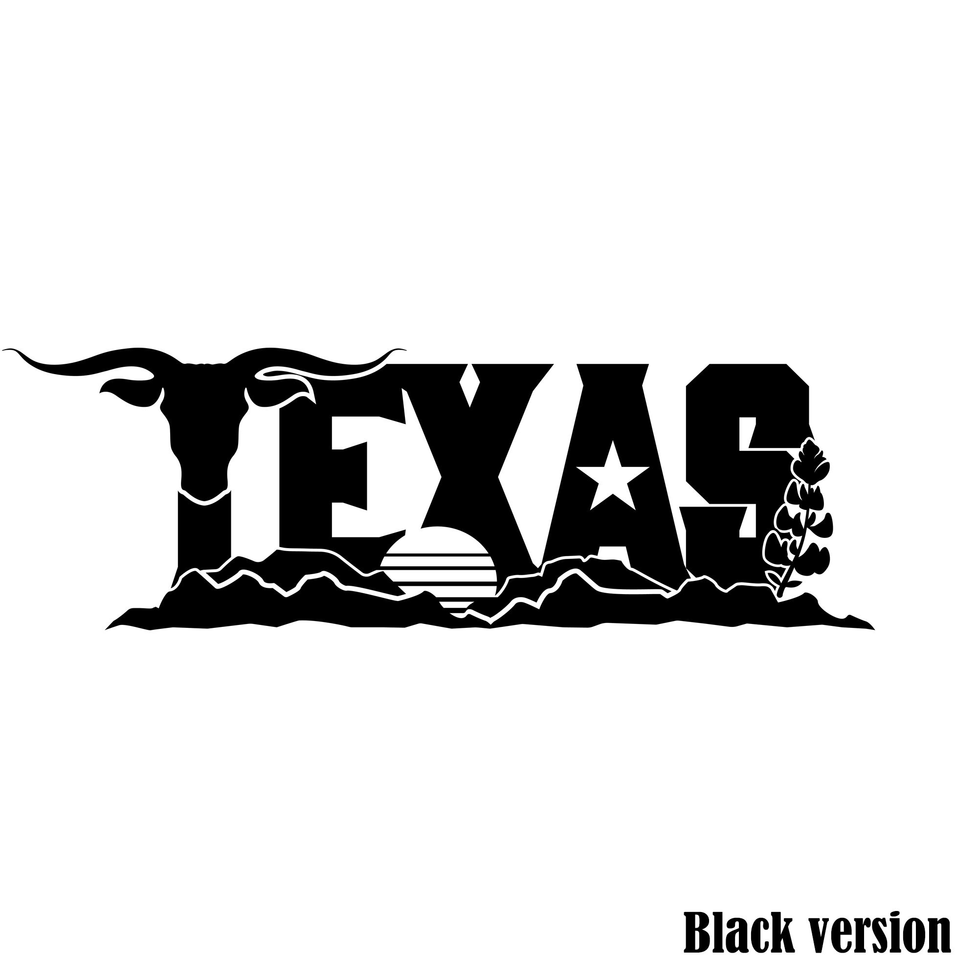 Texas SVG, Texas Letters, Longhorn, Texas Landscape, Digital Download ...