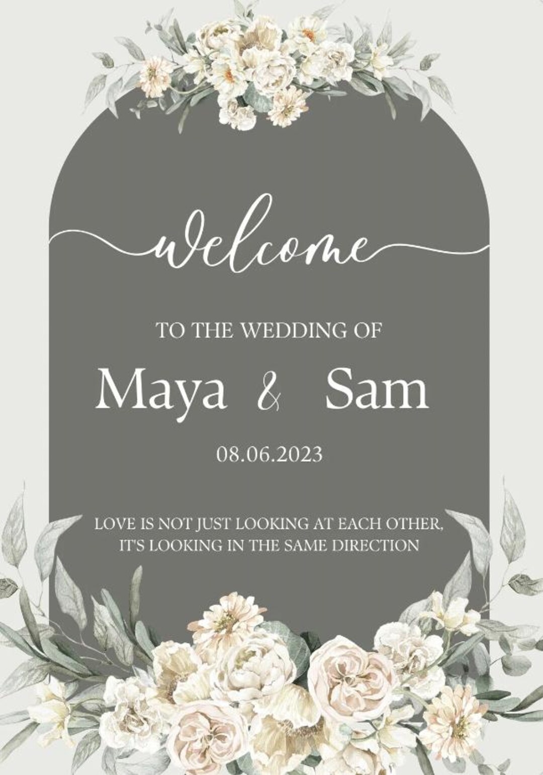 Customizable Wedding Entry Board Templates - Download & Personalize ...