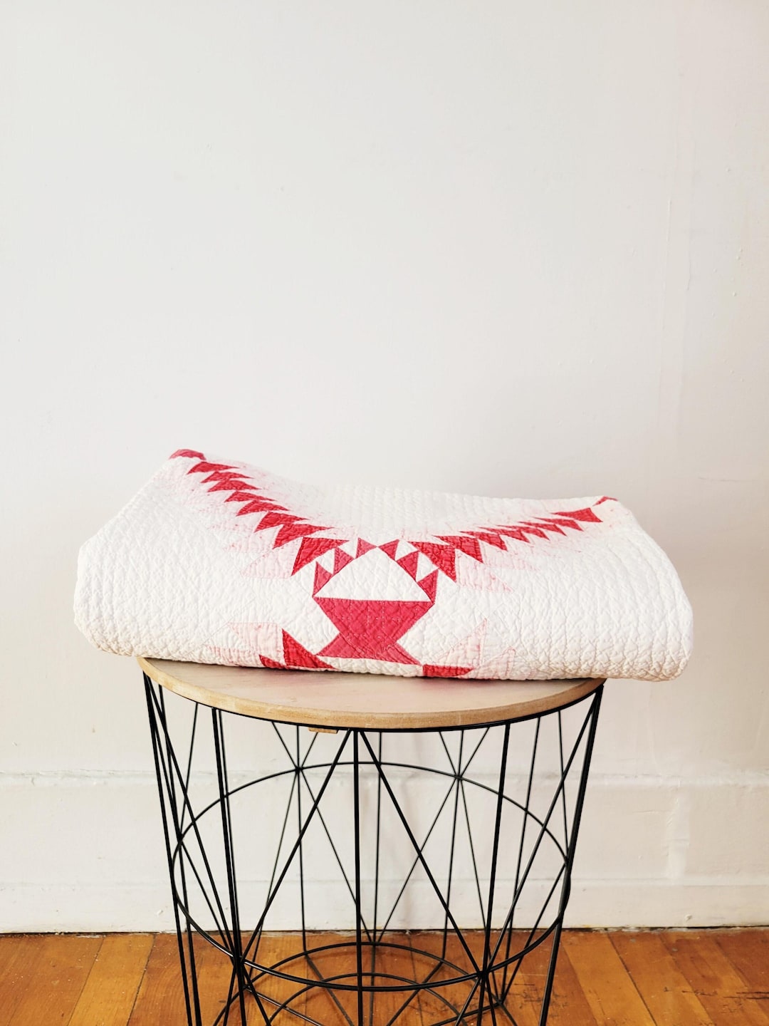 1940s Vintage Handmade Quilt Antique Patchwork Checker - Etsy