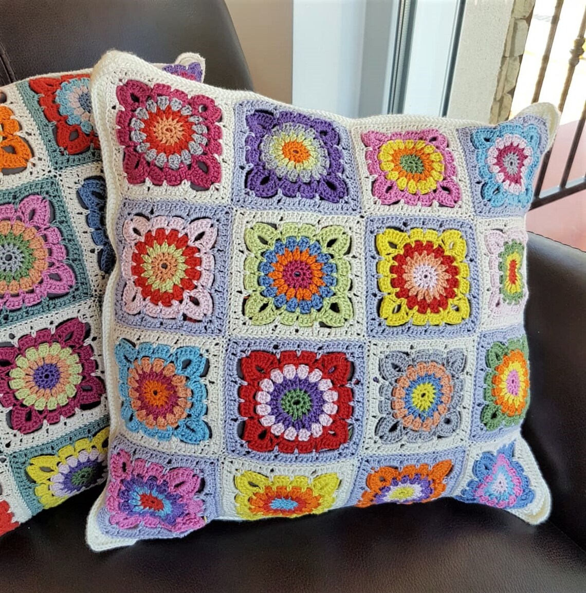 Spring Flower Granny Square Digital Crochet Pattern - Etsy