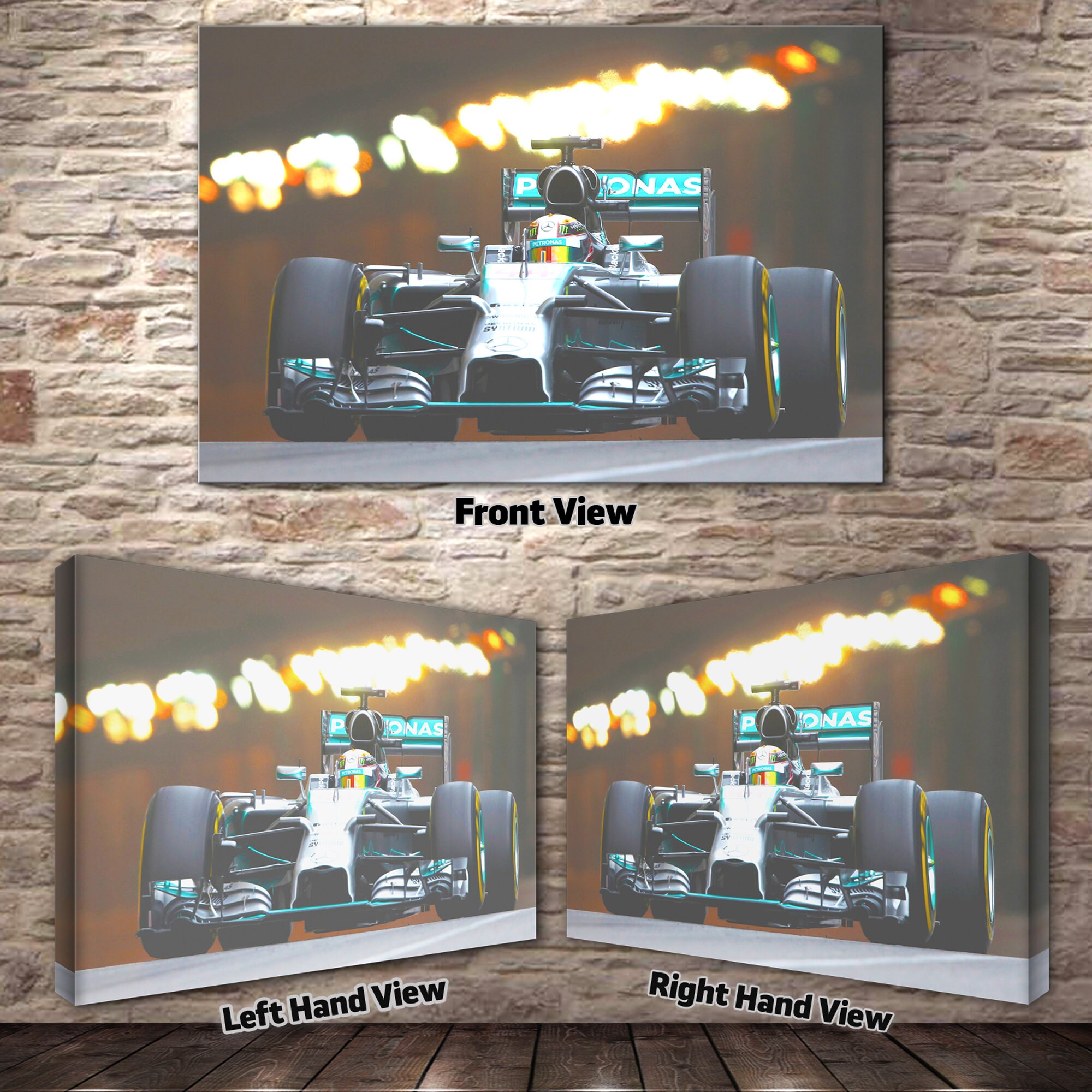 Lewis Hamiltongp F1 Monaco 2017 Canvas Print AMG Mercedes - Etsy