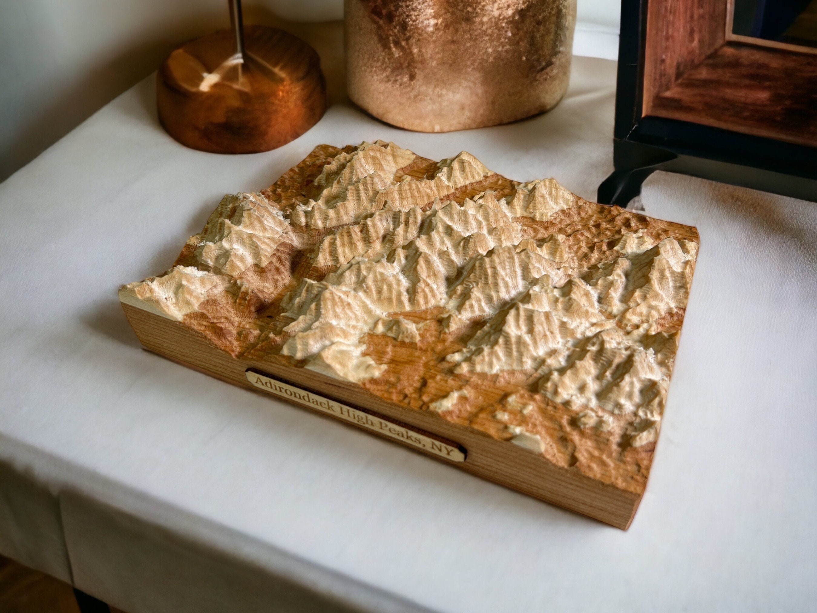 Adirondack Mountains 3D Map Relief Map Adirondack High Peaks Region, NY ...