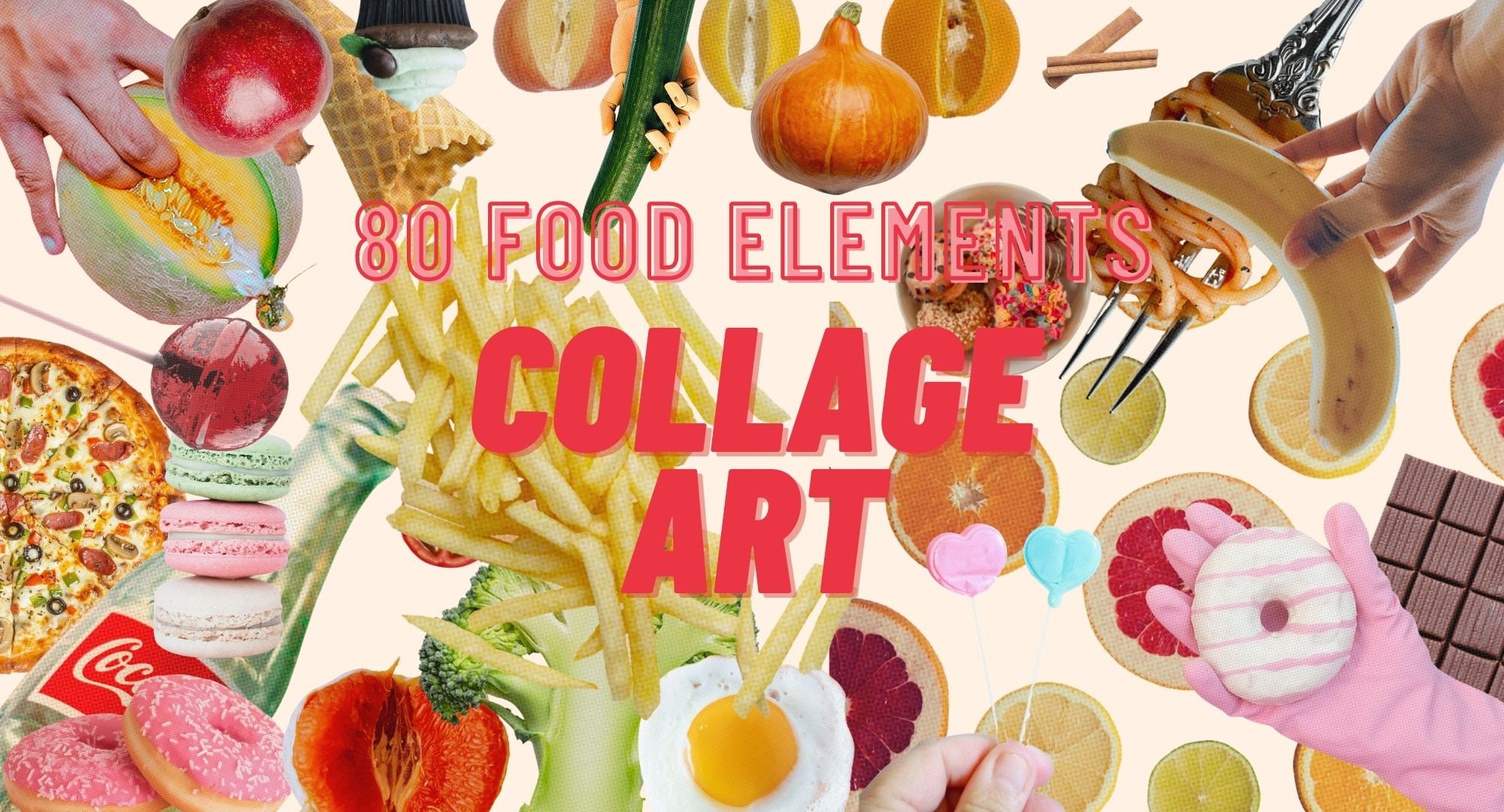 Food Collage Art