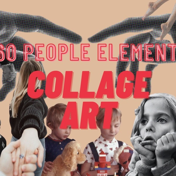 People Cut Out Collage - Etsy