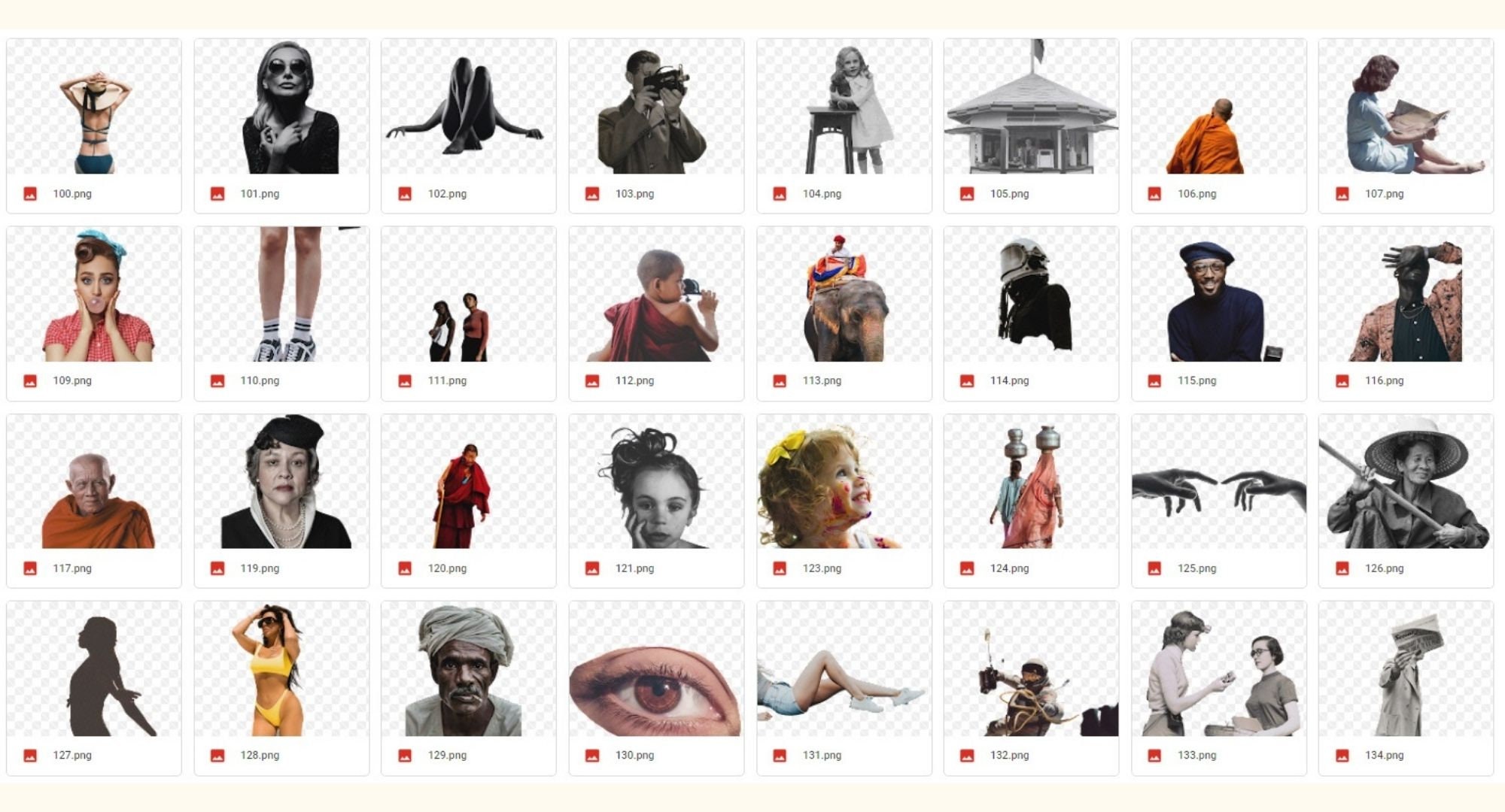 Vintage Collage People Kit, Collage Cut-outs, Magazine Cut Outs - Etsy