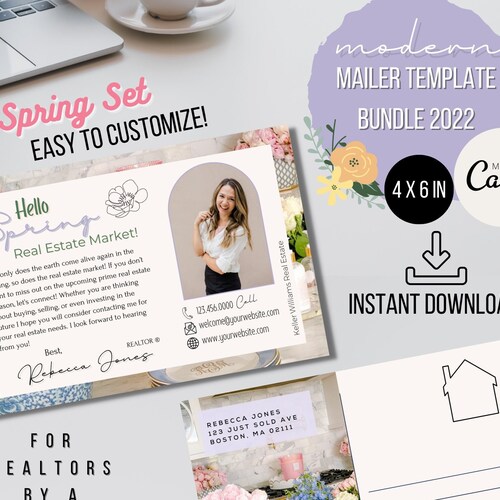 Editable Real Estate Postcard Bundle Template Introduction - Etsy