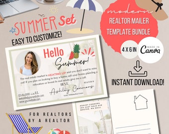 Summer Postcard Real Estate - Etsy