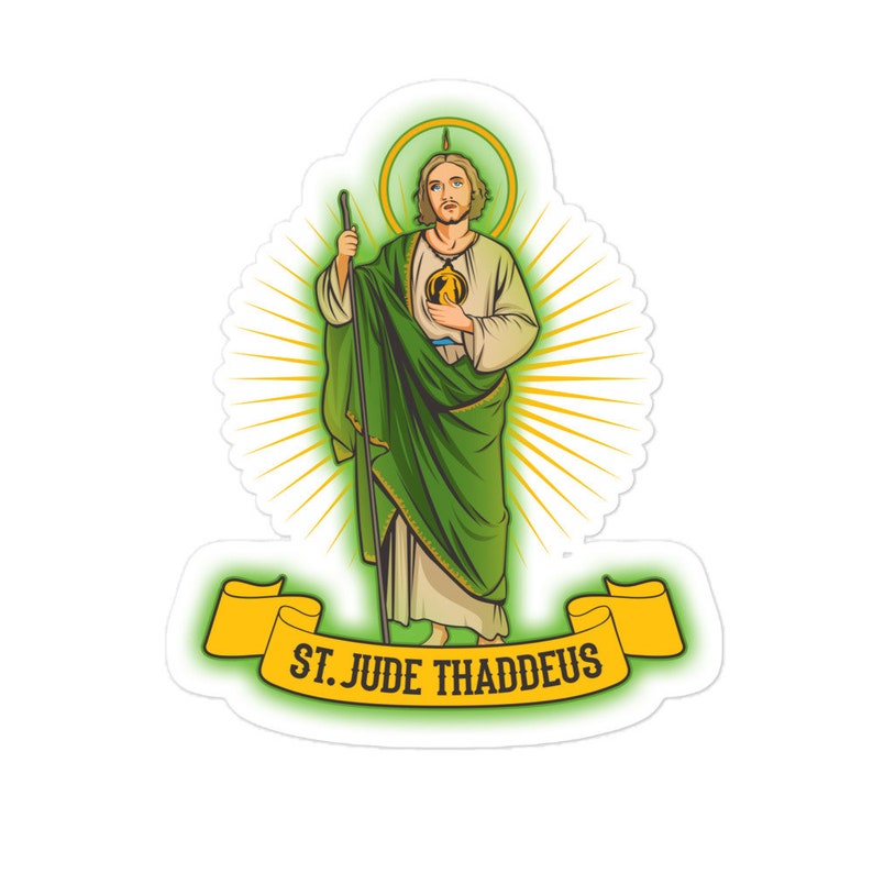 Saint Jude, San Judas Tadeo Unique Handcrafted Modernized Design of the ...