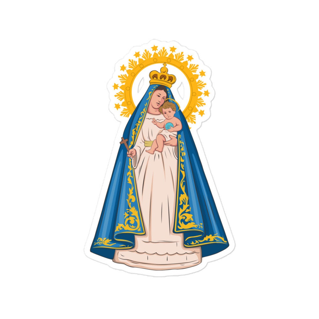 La Virgen De La Caridad Del Cobre, Saint of Cuba, Bubble-free Stickers ...