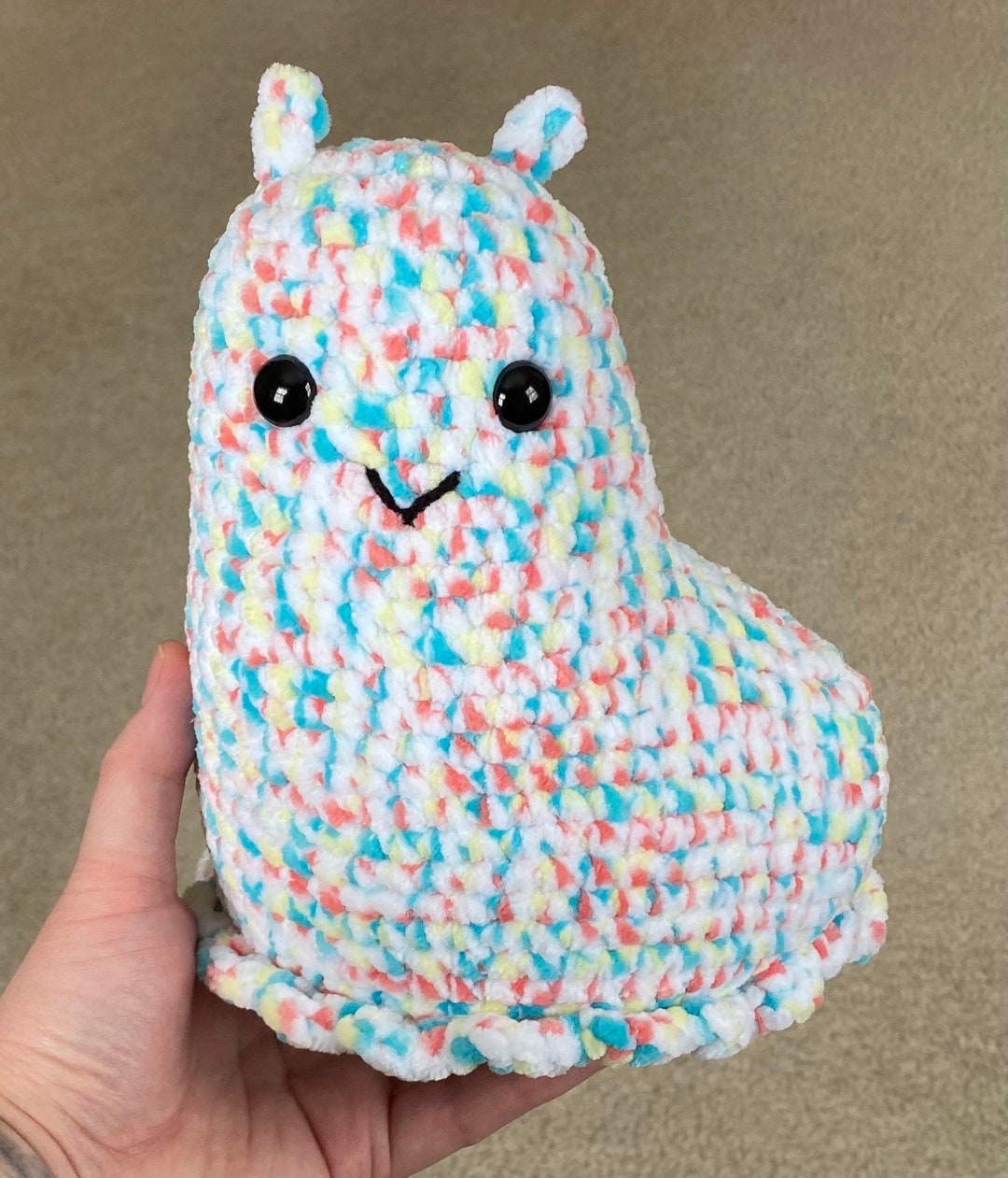 Jumbo Colorful Cuddle Slug - Etsy