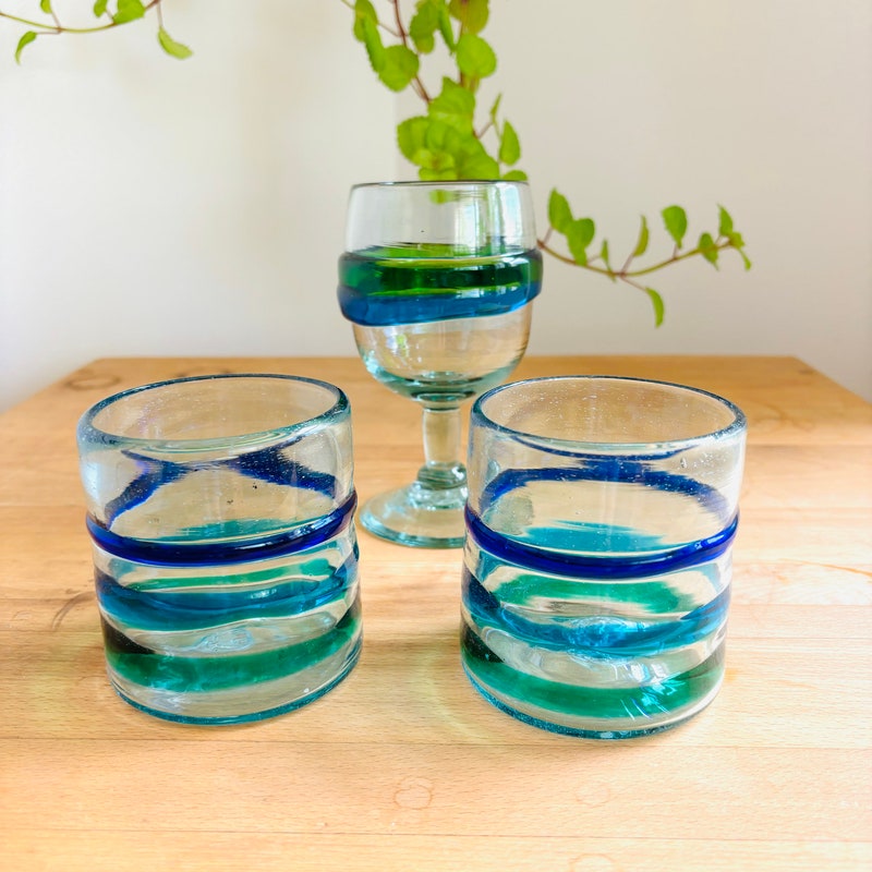 Funky Drink Glasses - Etsy