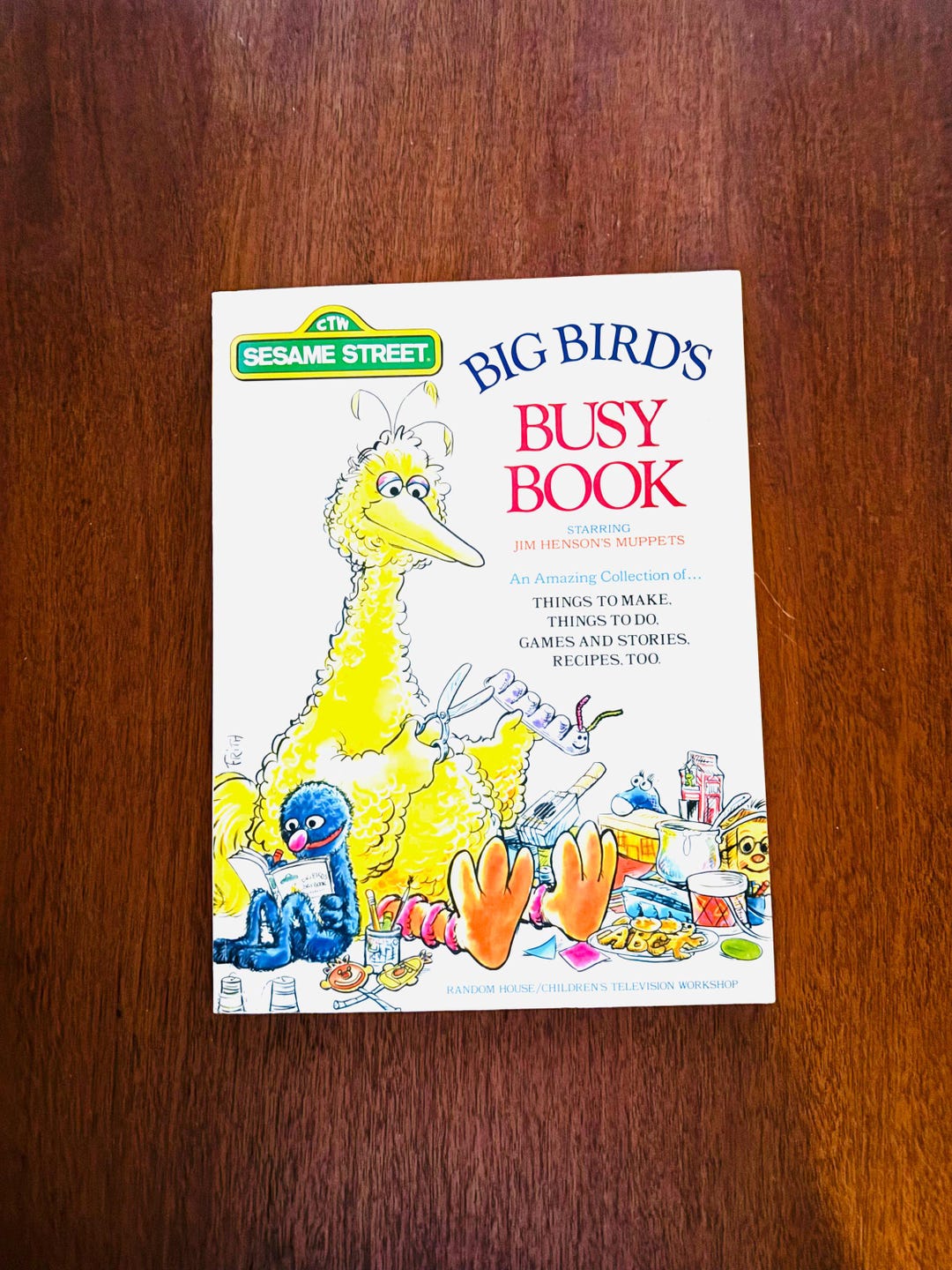Big Bird's Busy Book 1975 UNUSED MINT - Etsy