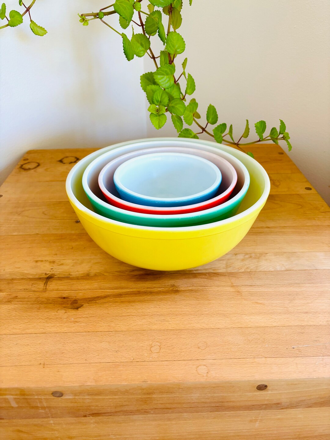 Gorgeous Pyrex Primary Colors Nesting Bowls 1950s Excellent Condition ...