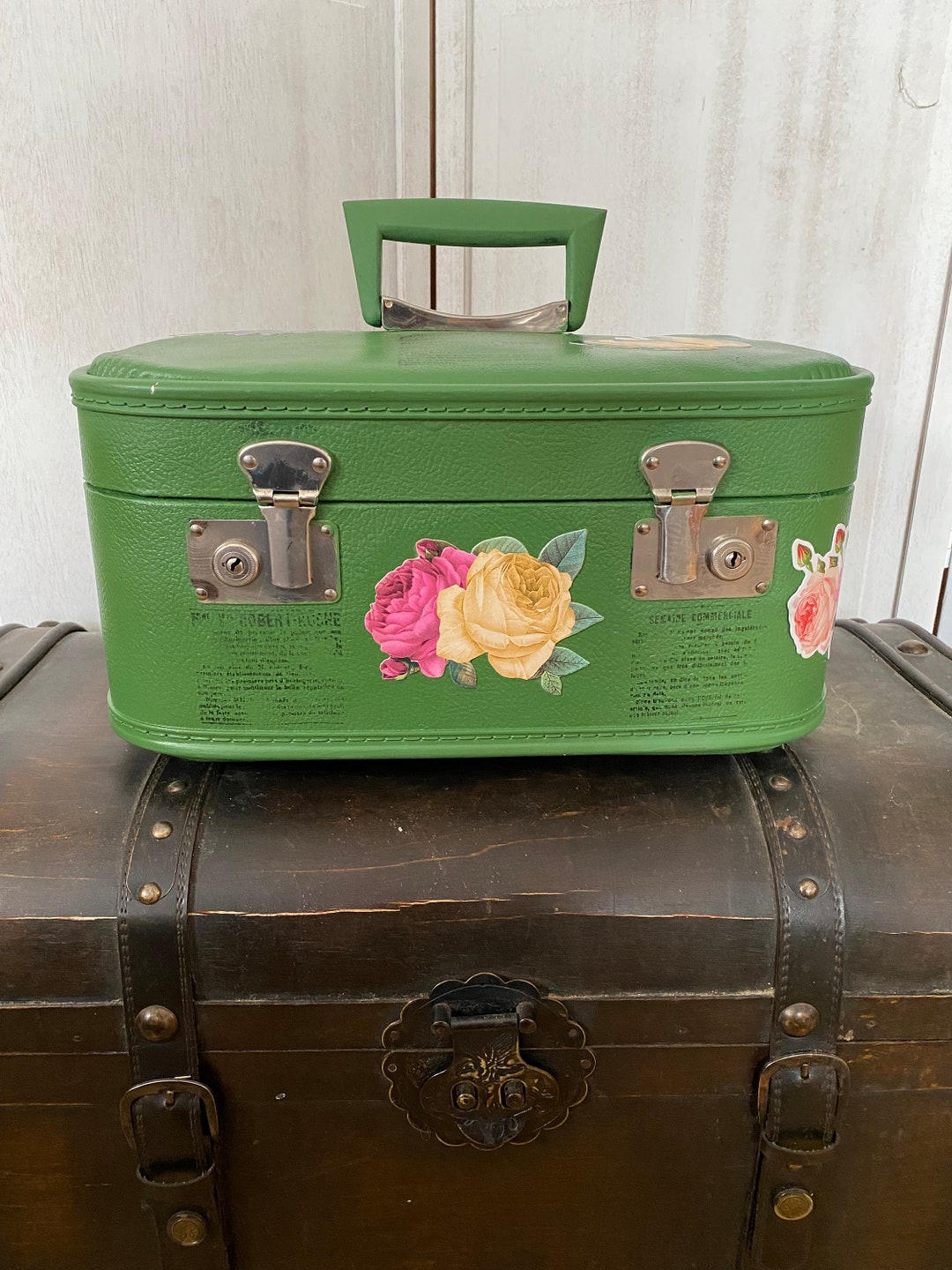Vintage Upcycled Repurposed Train Case - Etsy