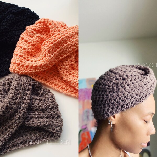 Turban Beanie - Etsy