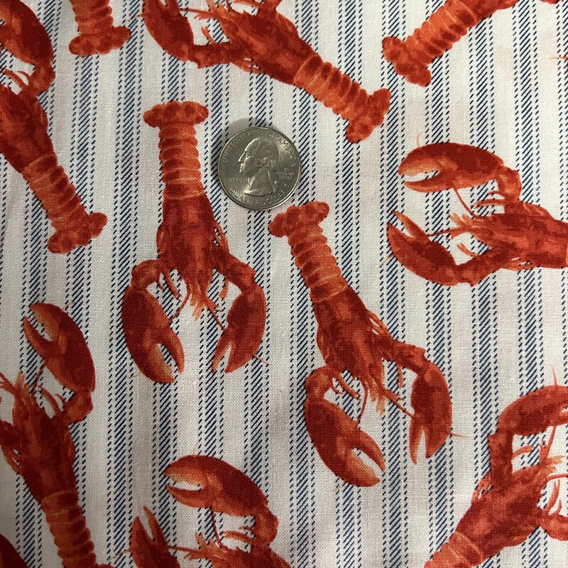 Lobster Print Fabric - Etsy
