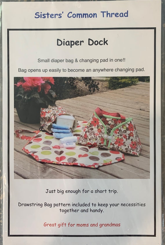Sewing Pattern Diaper Dock by Sister's Common Thread FREE - Etsy