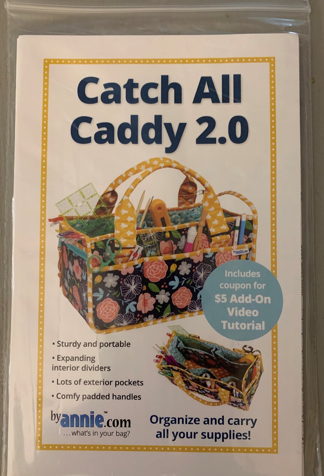 Sewing Pattern Catch All Caddy 2.0 by Annie.com Free Shipping - Etsy