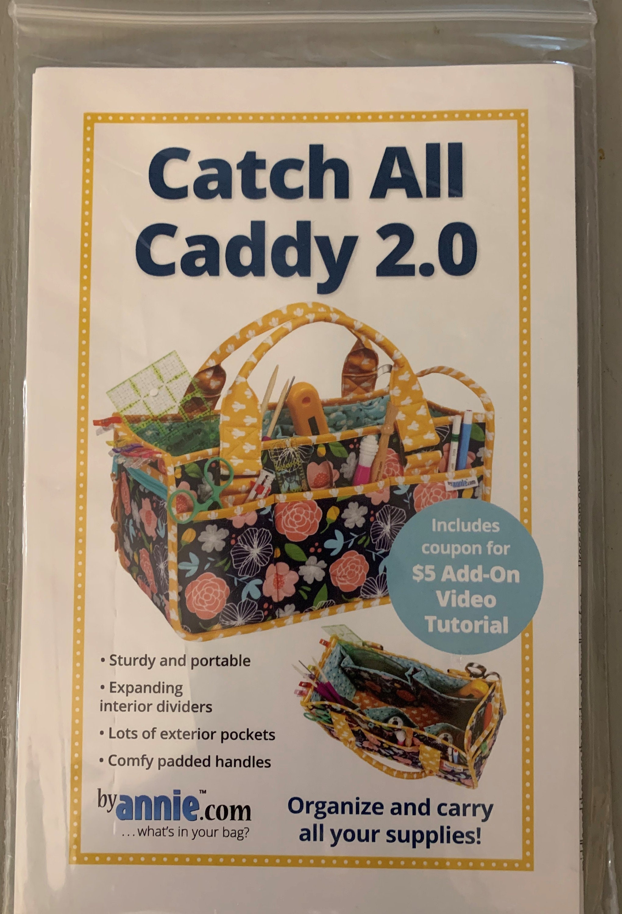 Sewing Pattern Catch All Caddy 2.0 by Annie.com Free Shipping | Etsy