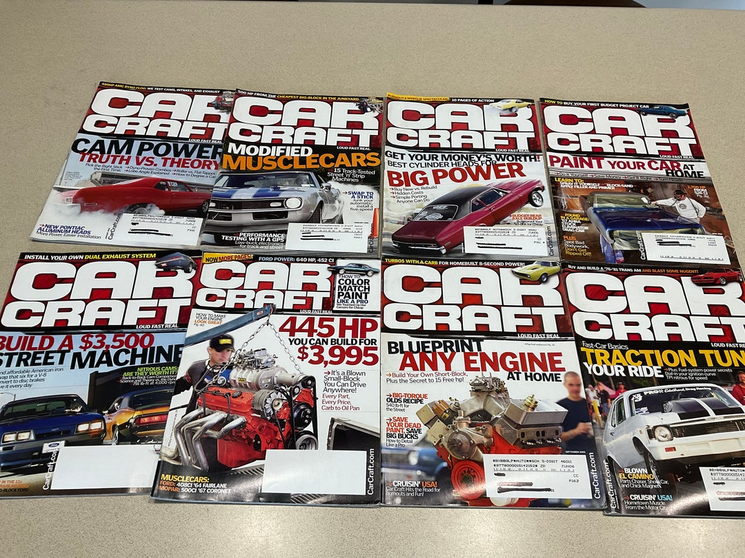 8- 2005 & 2006 Car Craft Magazines - Etsy