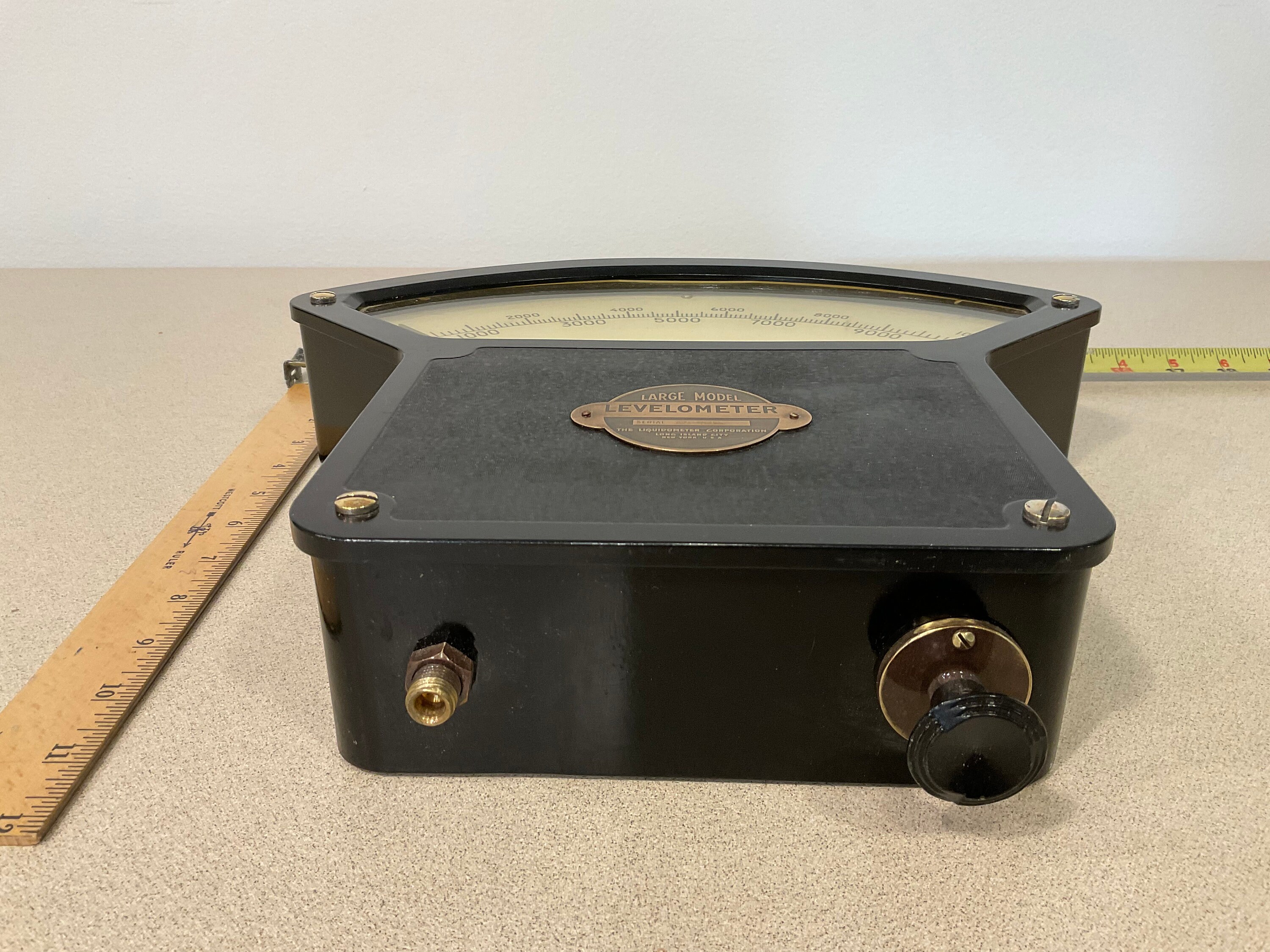 Vintage Levelometer Large Gauge Steampunk - Etsy