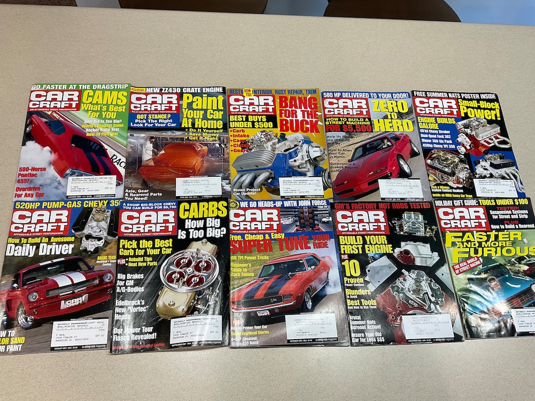 10-2001’s Car Craft Magazines - Etsy