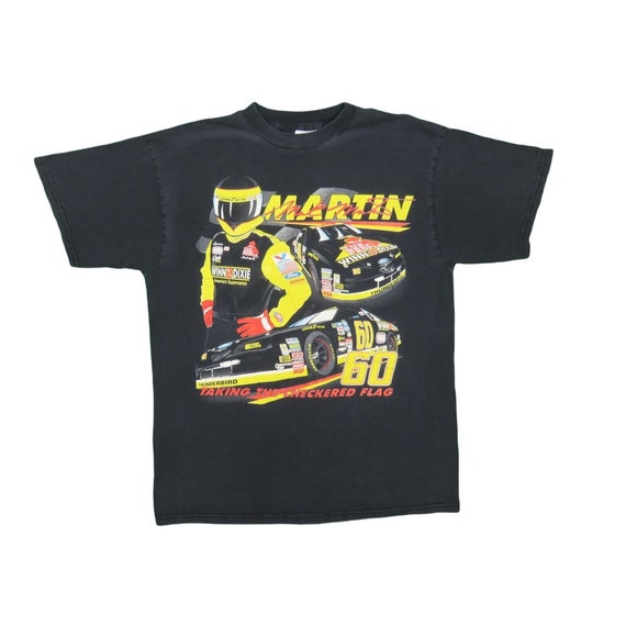 1990s Vintage Mark Martin Racing Shirt Size L - Gem