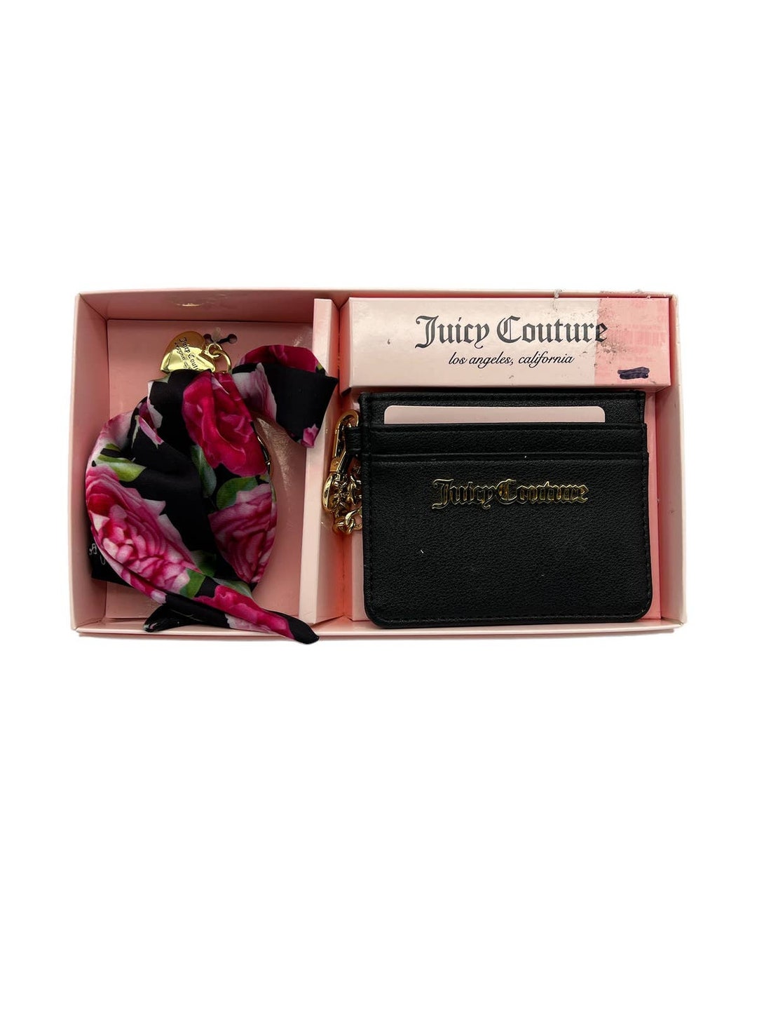 Juicy Couture Card Holder and Scarf Key Chain Set - Etsy
