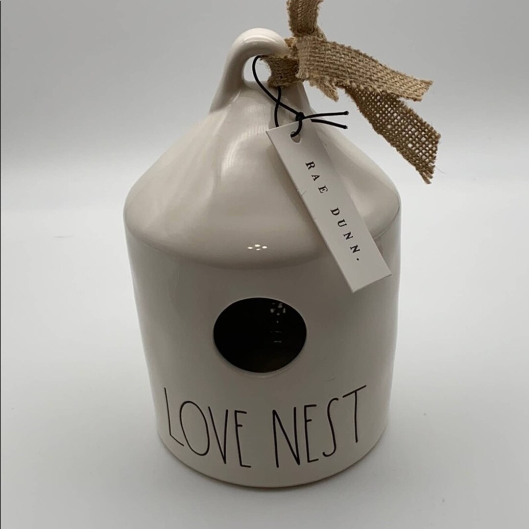 Rae Dunn LOVE NEST Bird House - Etsy